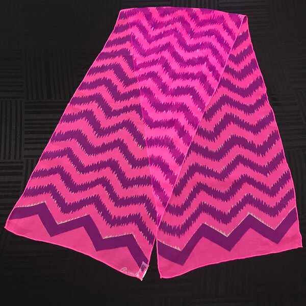 Neon Pink Scarf - Etsy