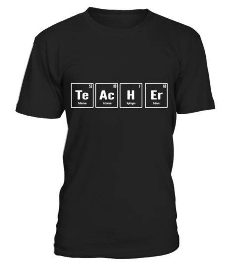 Periodic Table T-shirt/science Shirt/teacher T-shirt/ Educational T ...