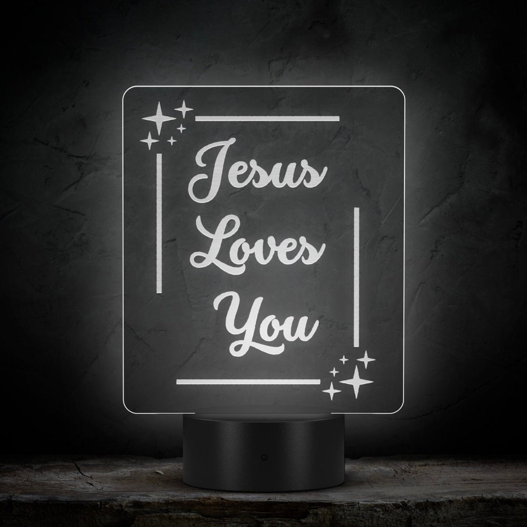 Christian LED Sign Bible Verse LED Light Night Lightnew Home Gift ...
