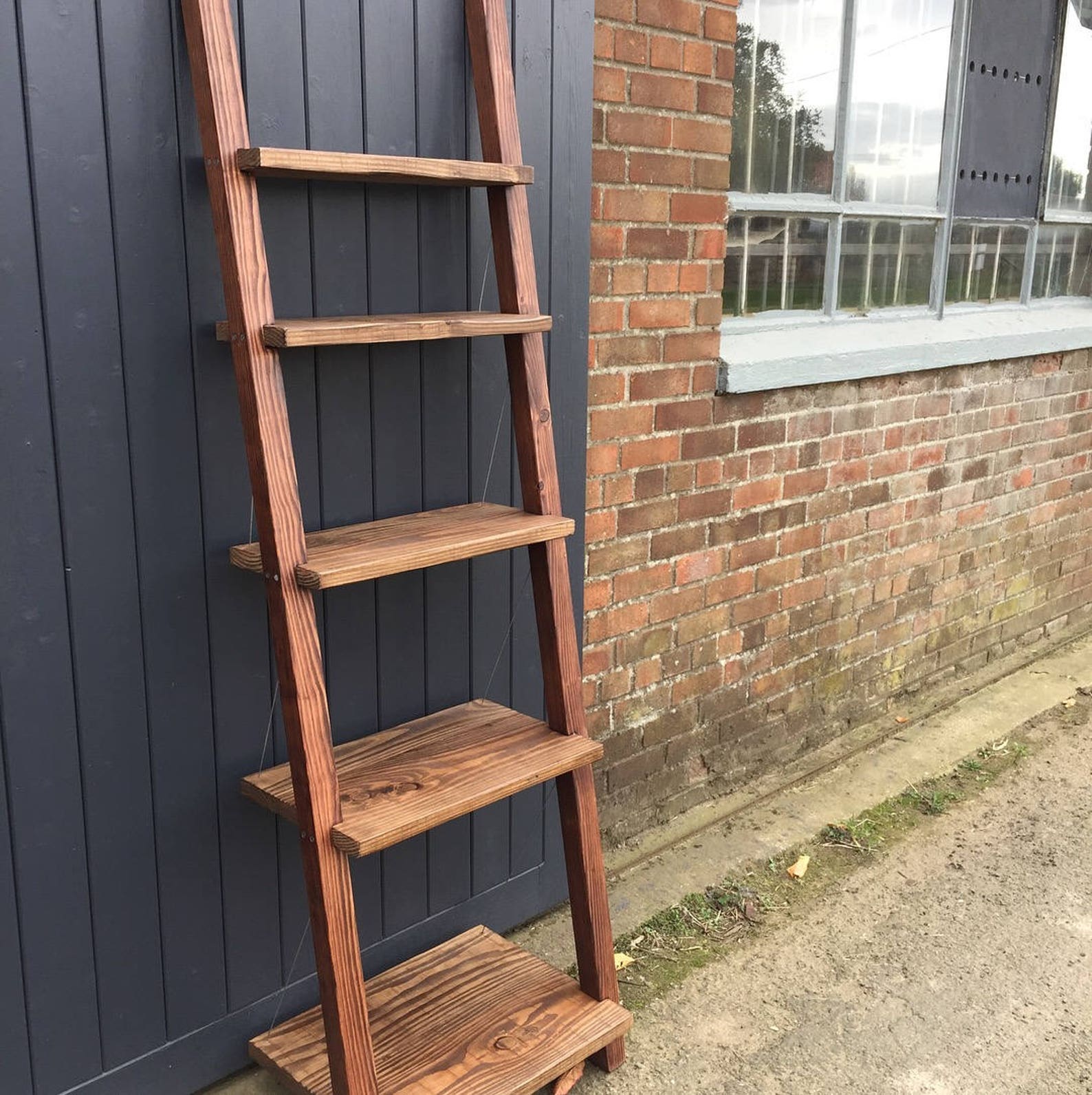 Standing Shelves. Ladder Shelves. Shelving Unit | Etsy
