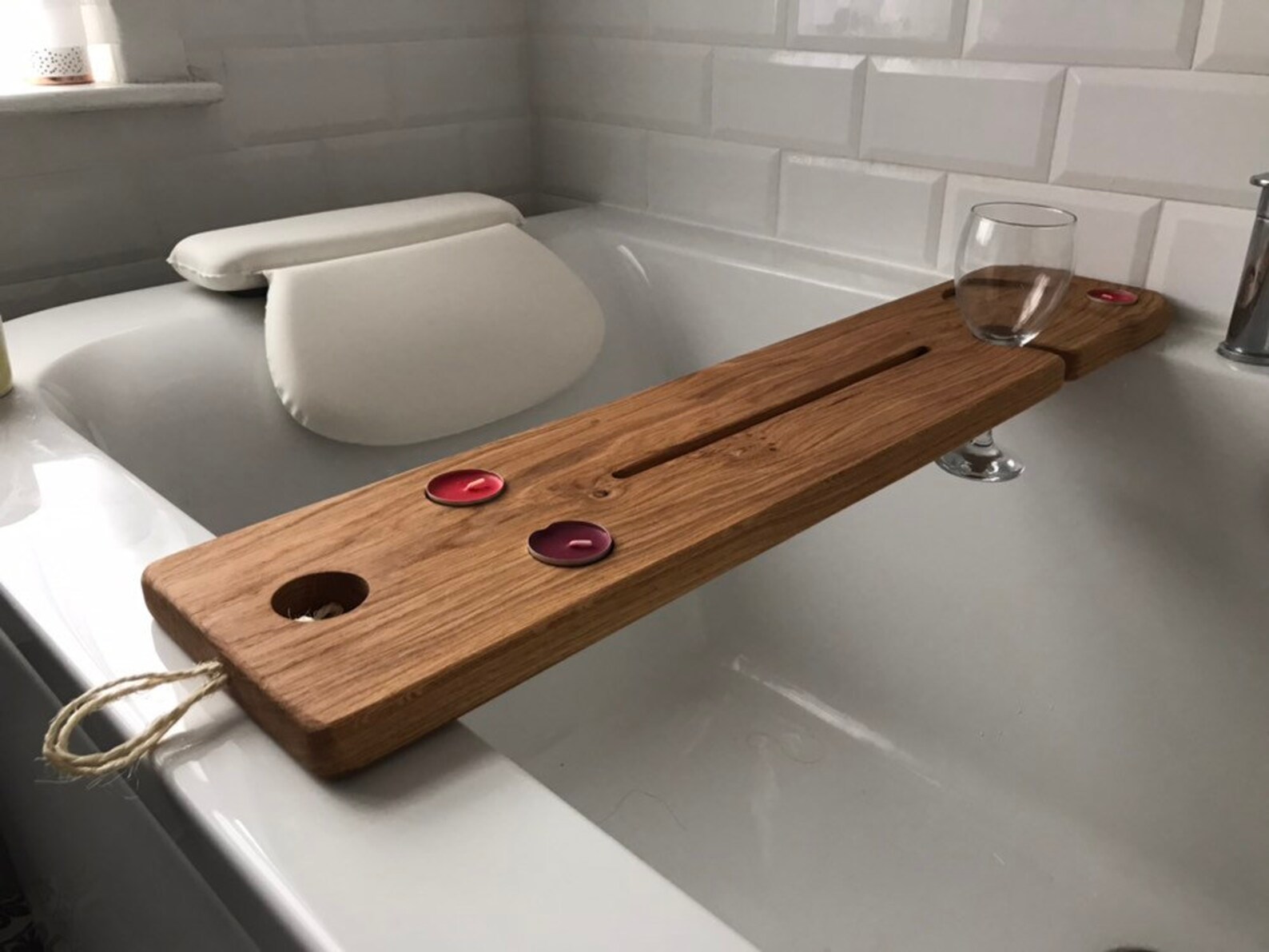 Bath Board Bathboard Bath Caddy Solid Oak | Etsy