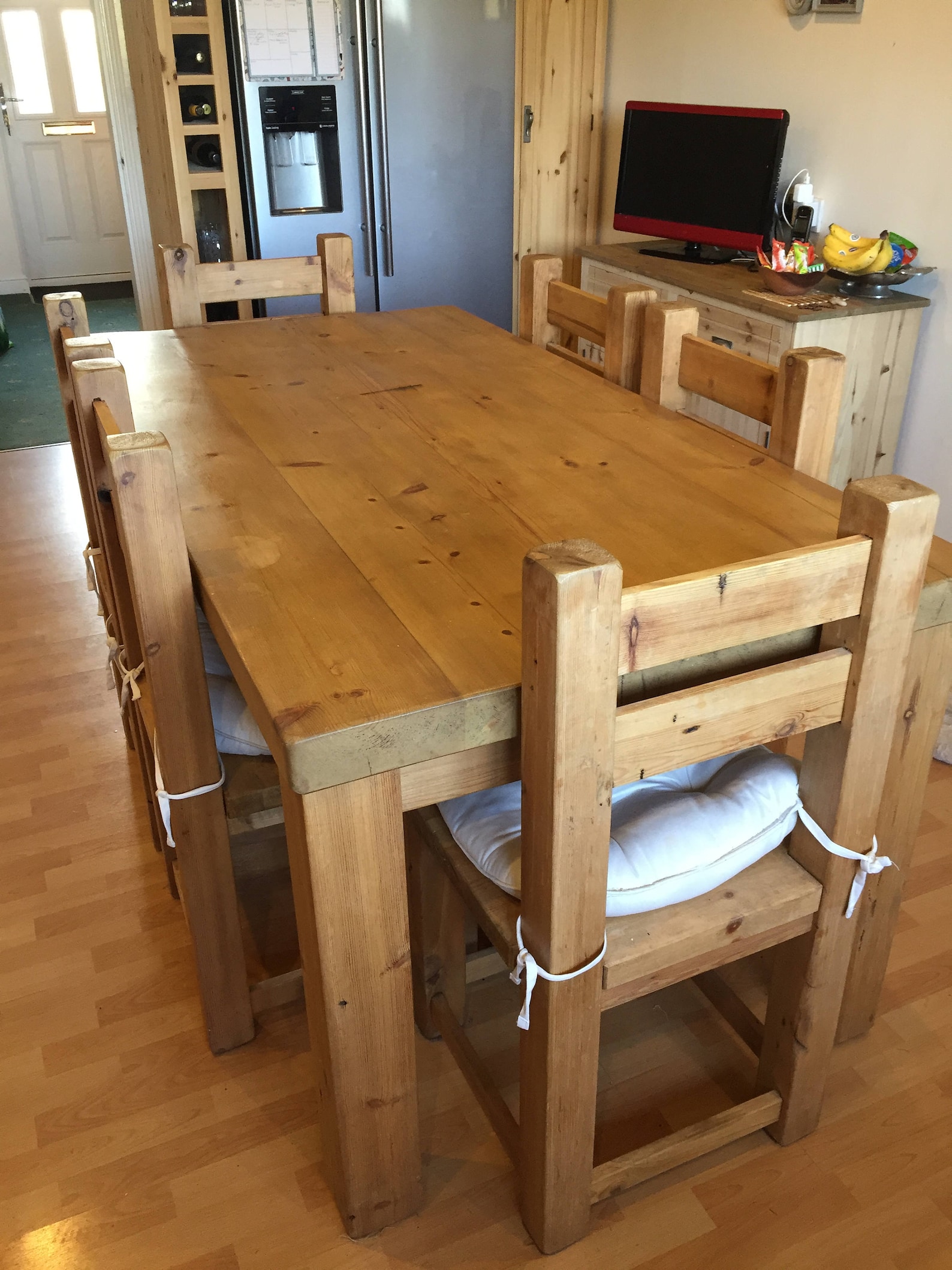 Farmhouse Pine Dining Table | Etsy