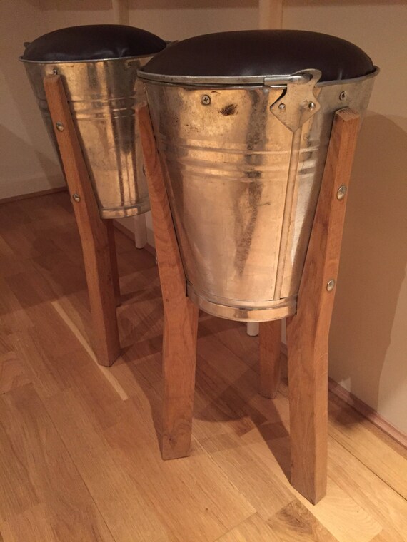 Bar Stool Bucket Stool | Etsy
