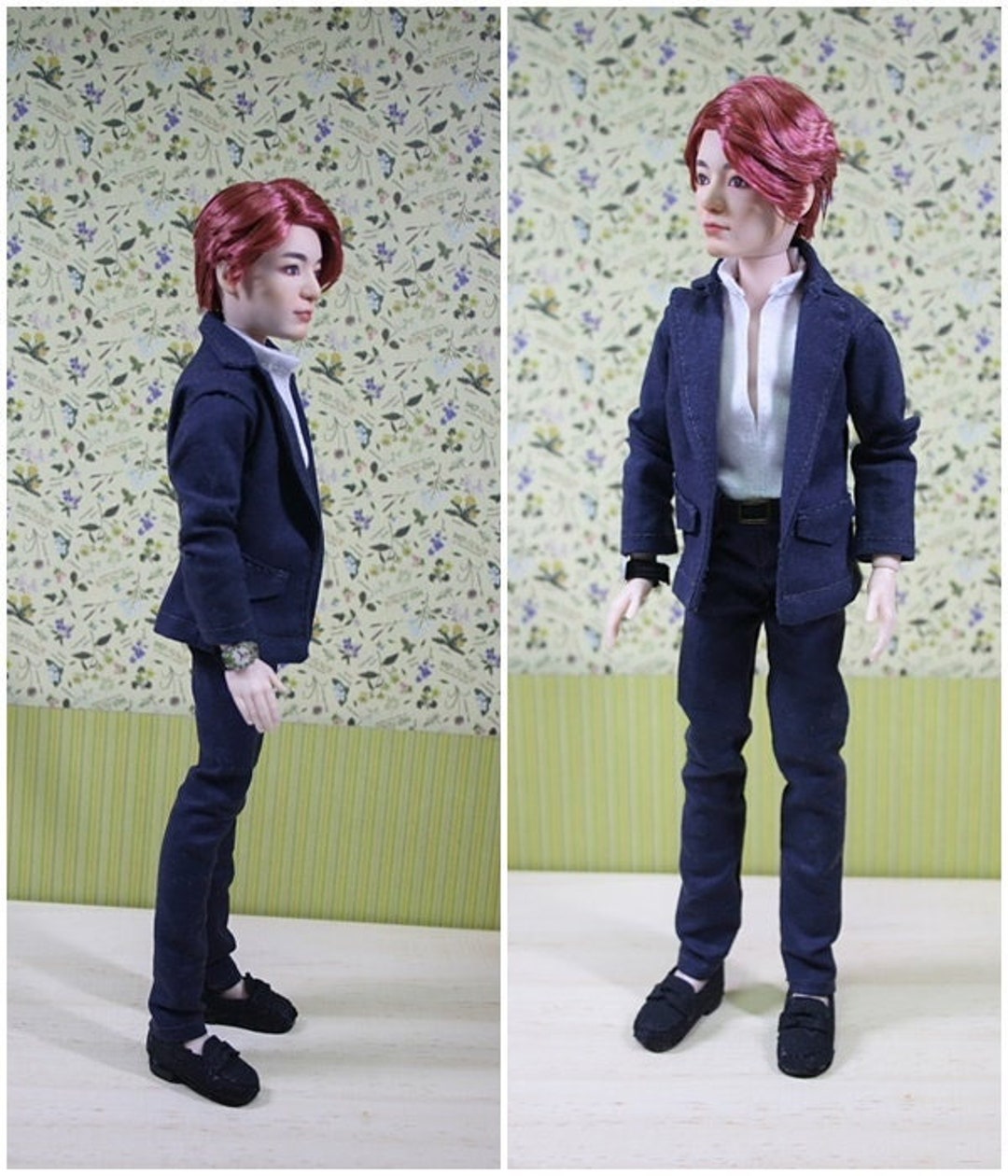 BTS Suits Deep Blue Clothes Bts Outfits - Etsy UK