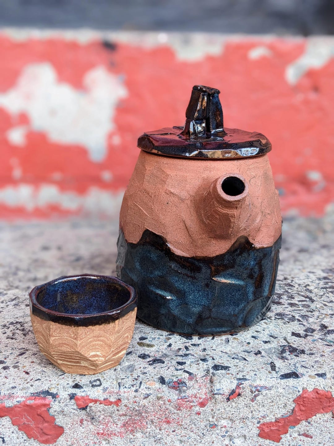 Ceramic Teapot Ocean Inspired Teapot Highland Teapot Sculptural Teapot ...