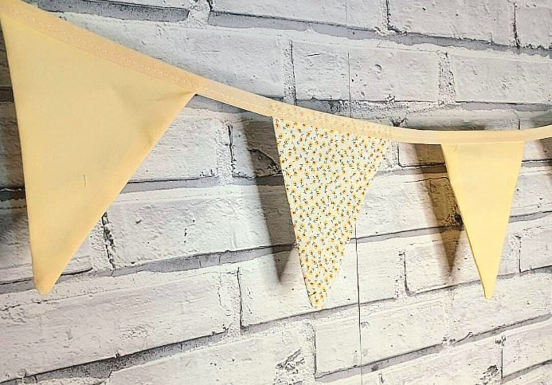 Yellow Daffodil Bunting, St David's Day, Home Decor, Party Banner ...