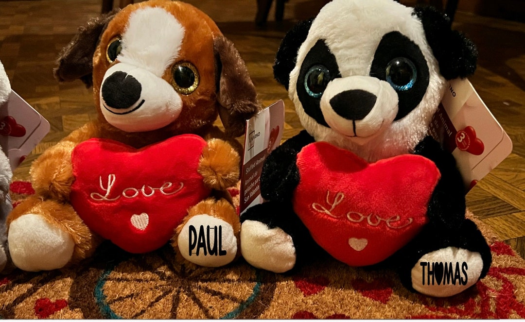 Personalized Valentine Plush - Etsy