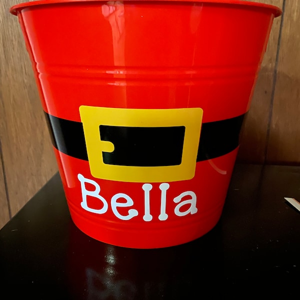 Santa Bucket Bag - Etsy