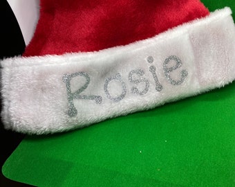 Personalized Santa Hat - Etsy