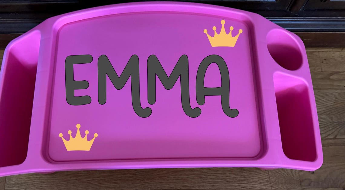 Personalized Lap Tray for Kids, Custom Kids Desk, Portable Snack Tray ...