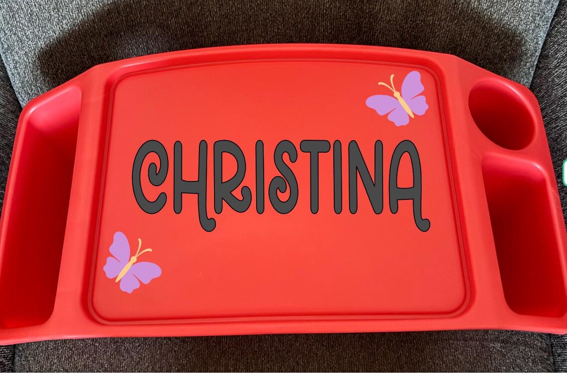 Personalized Lap Tray for Kids, Custom Kids Desk, Portable Snack Tray ...