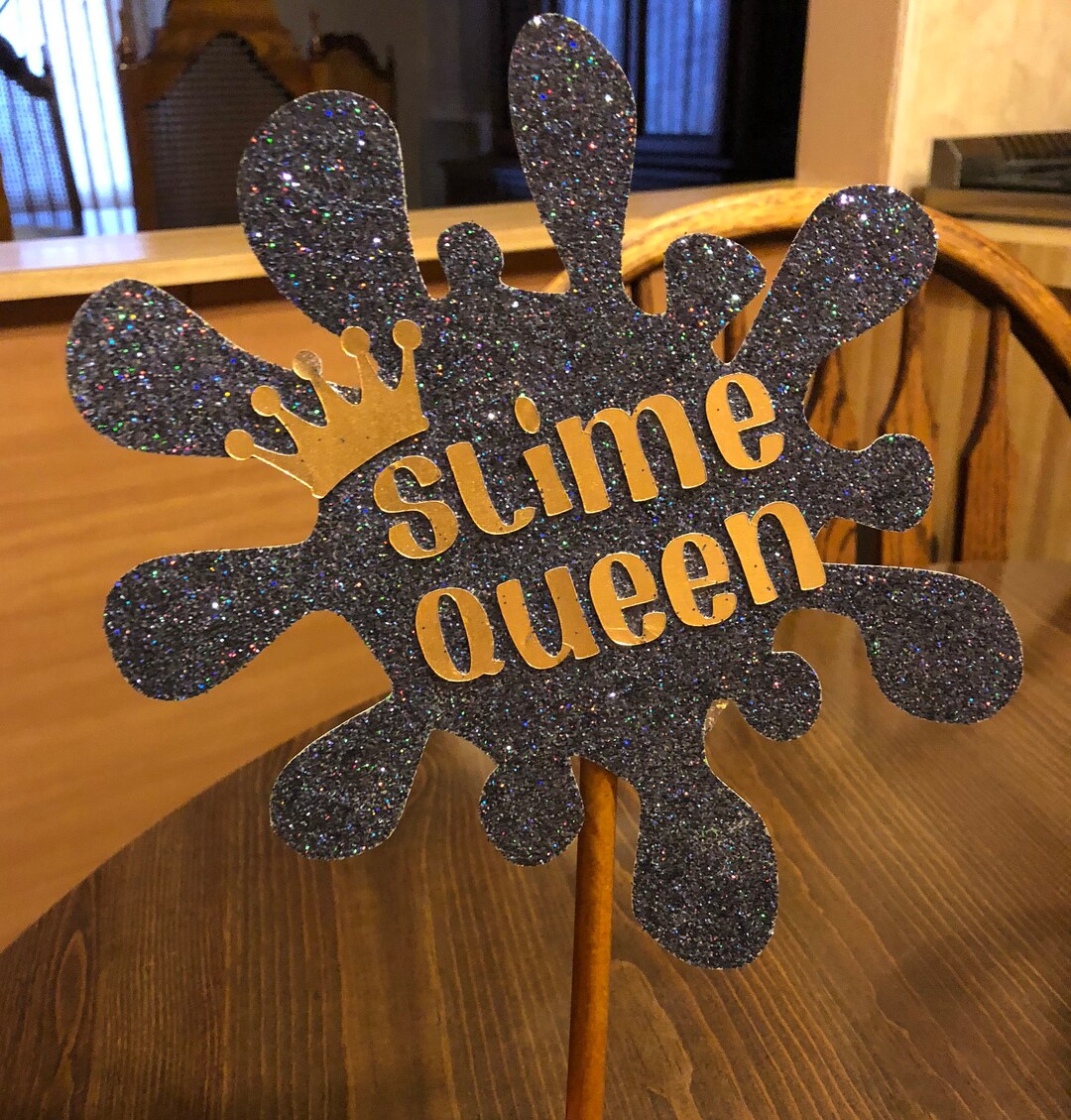 Slime Queen Cake Topper - Etsy