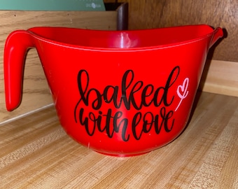 Personalized Kitchen Mixing Bowl, Custom Gift, Mother's Day Gift ...