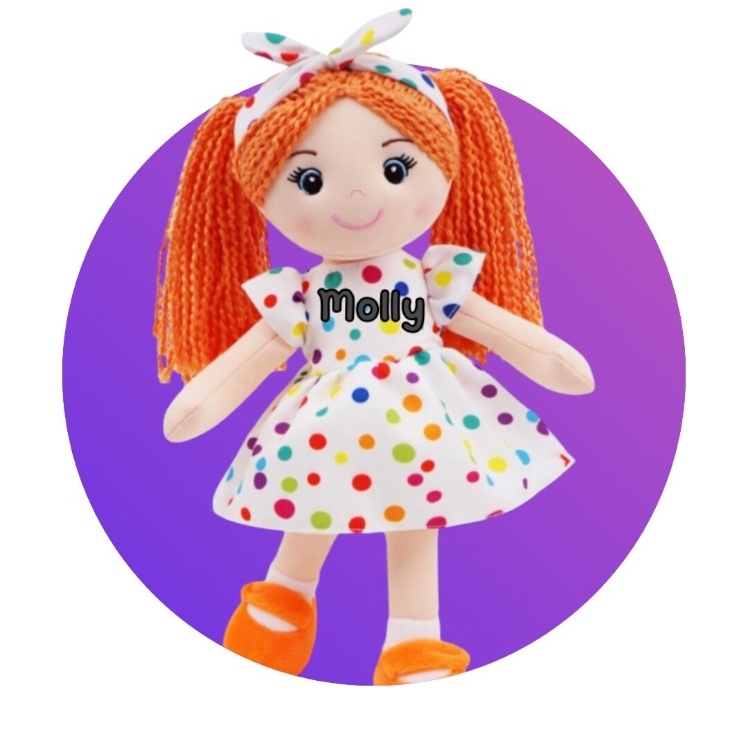 Personalized Doll, Rag Doll, First Doll, Soft Doll, Cuddle Rag Doll ...