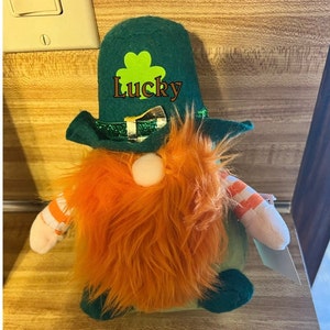 Personalized St. Patrick's Day Leprechaun Plush - Etsy