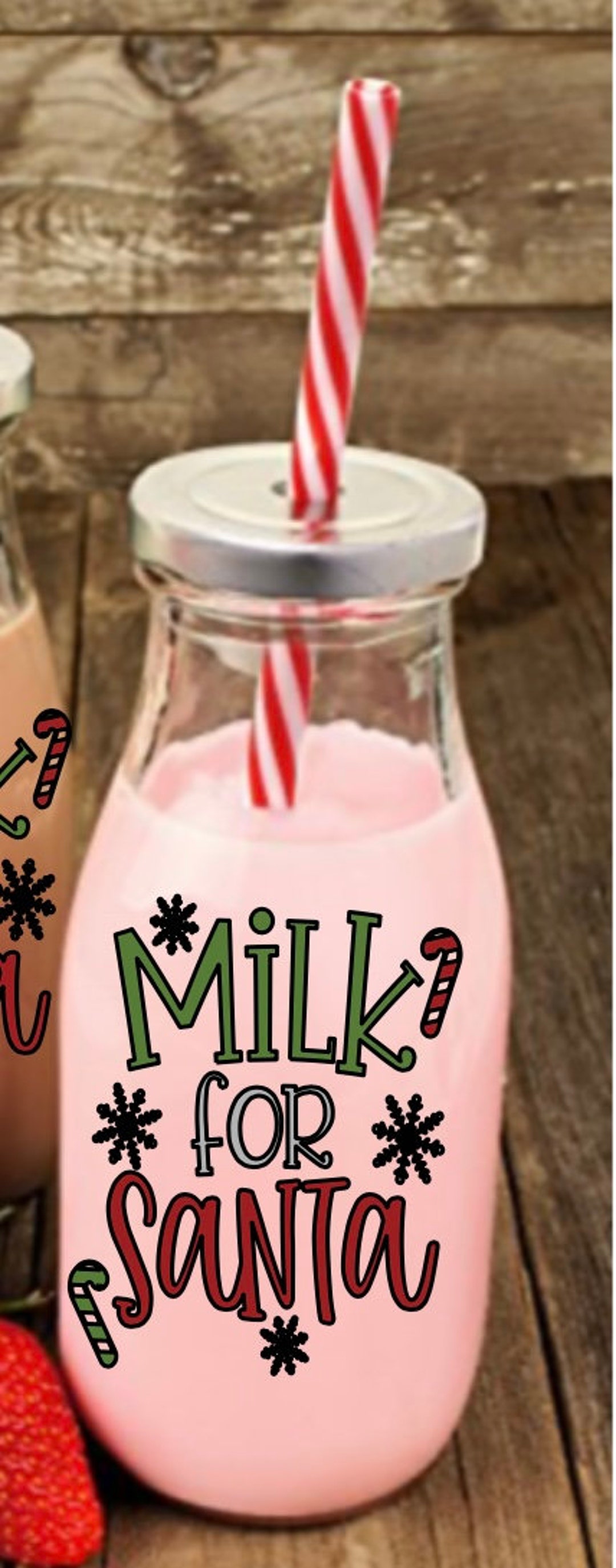 Milk for Santa Bottle - Etsy