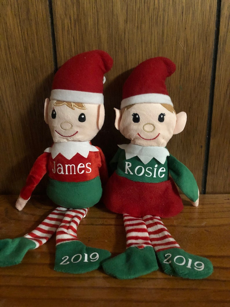 Customized Christmas Elves - Etsy
