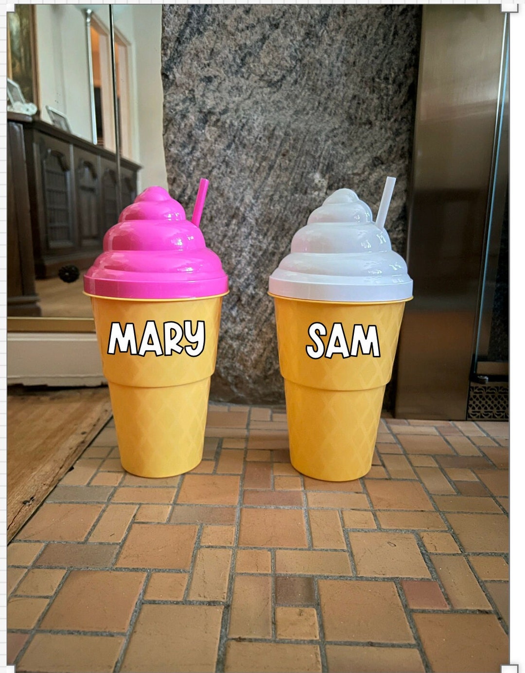 Personalized Jumbo Ice Cream Cone Tumbler - Etsy