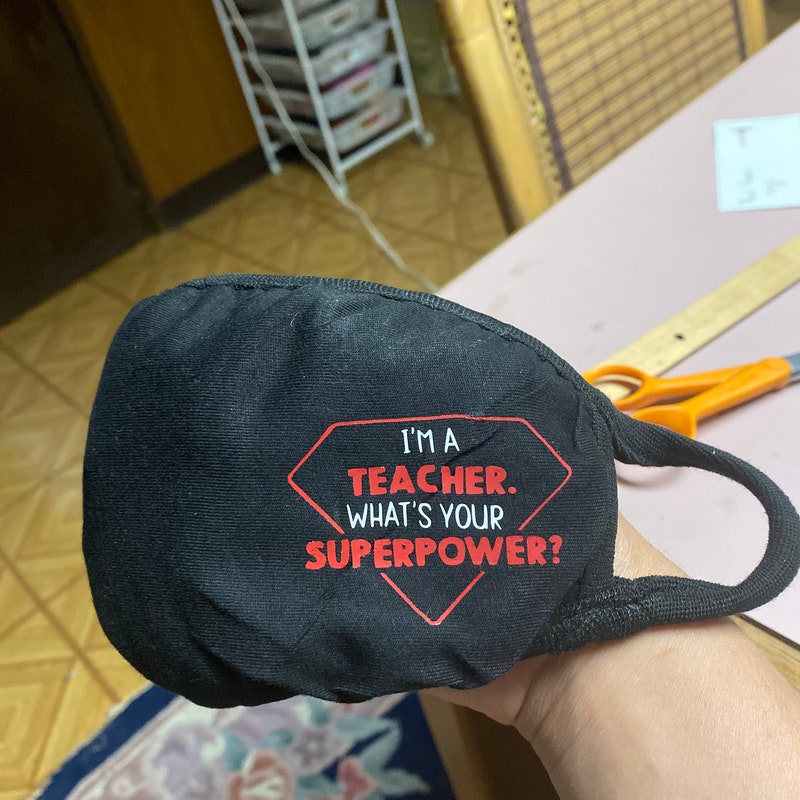 Teacher Face Mask - Etsy