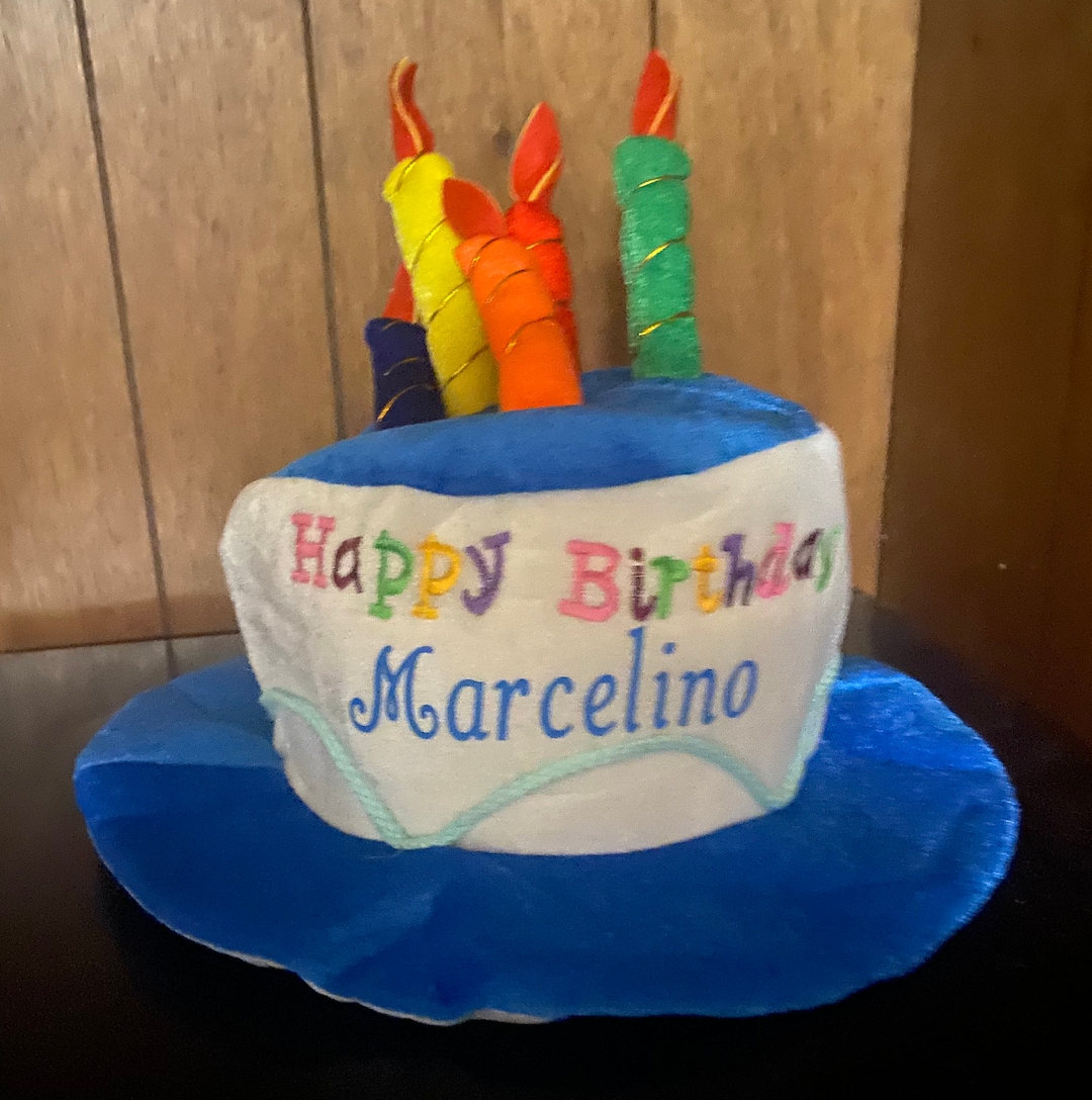 Personalized Birthday Hat - Etsy