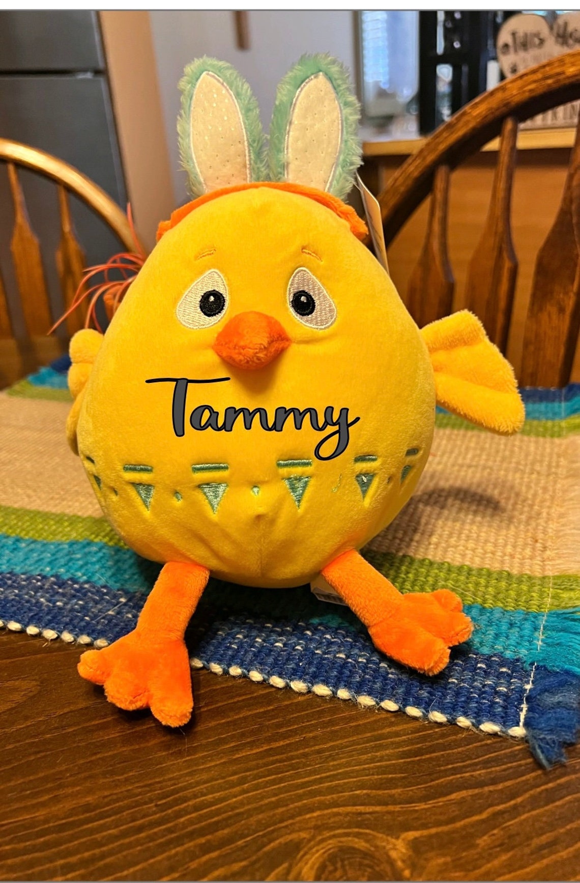 Personalized Easter Chick Plush - Etsy
