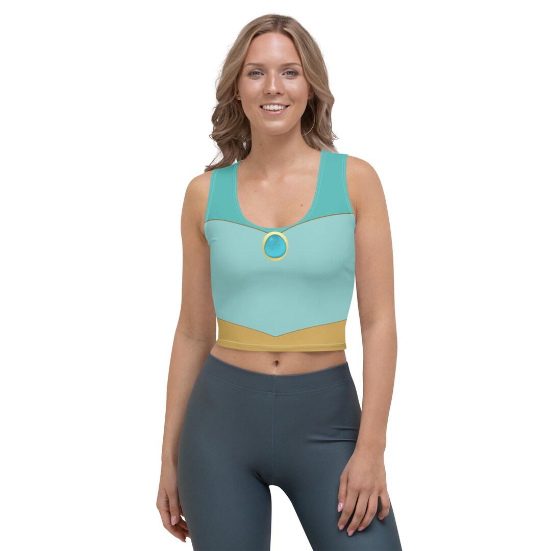 Jasmine / Arabian Princess Cropped Tank Top *rundisney Outfit* - Etsy