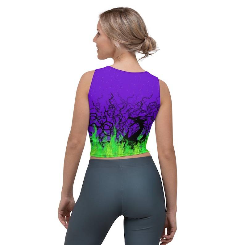 Maleficent Dragon / Sleeping Beauty Villain Cropped Tank Top *rundisney ...