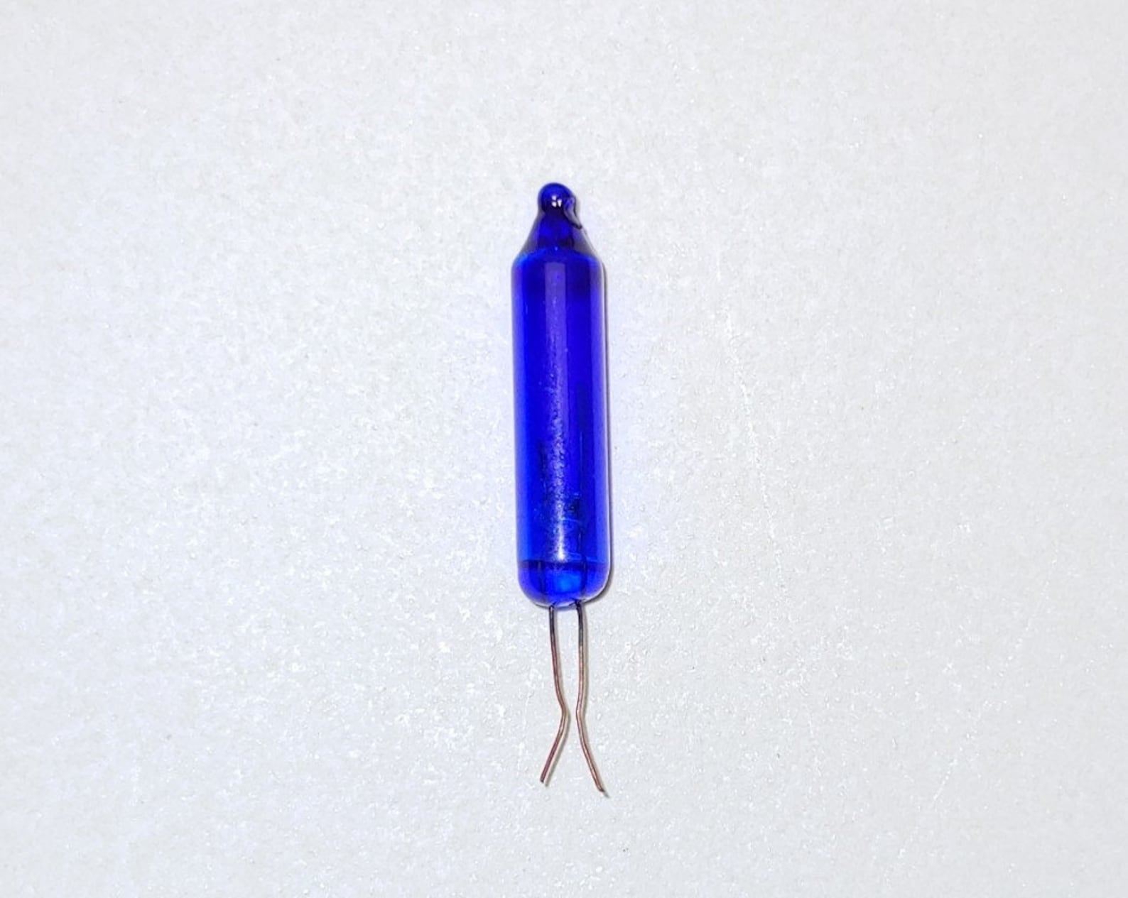 100x Blue Bare Mini Bulbs 2.5 V Volt 0.425 W Watt Christmas Tree Lights ...