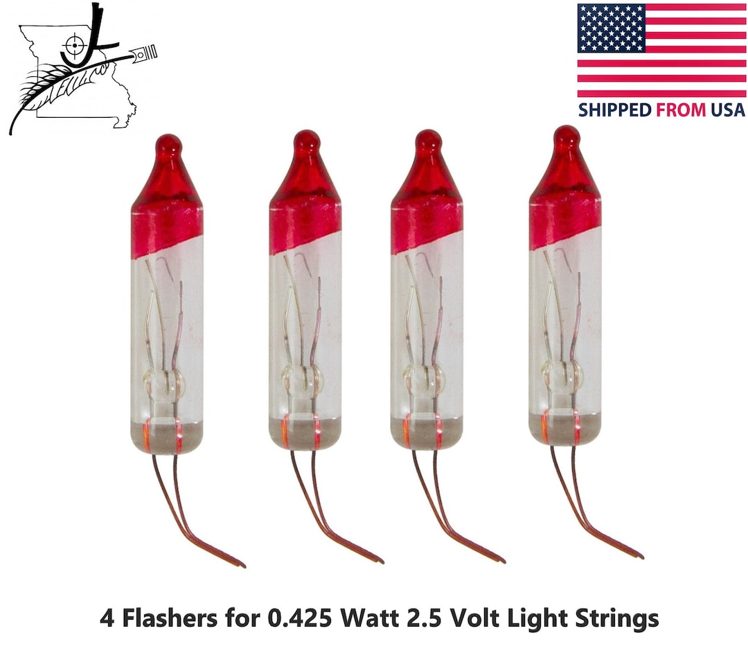 Mini ampoule 2,5 volts V, 425 watts W, claire, régulière, incandescente ...