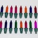 GE 20x Mini 2.5 Volt Mixed Color Christmas Light Bulbs Replacement Tree ...