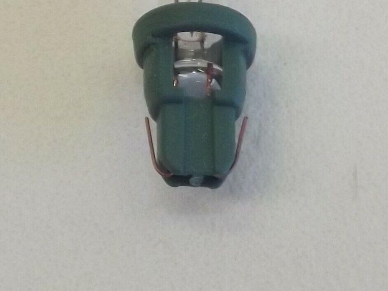 20x 2.5v Volt 0.25w Watt Energy Saving Clear With Green Style D Base ...