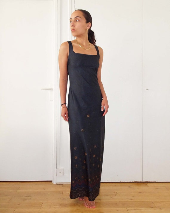 2000s // Long black evening dress Hennes vintage // Y… - Gem