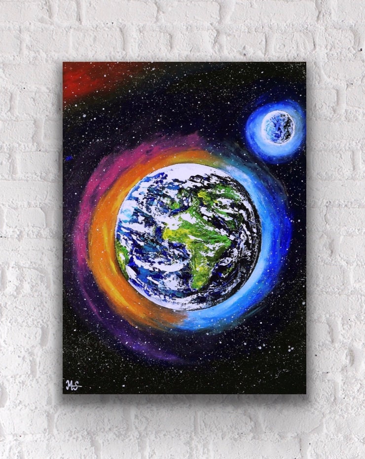 Earth Painting Acrylic