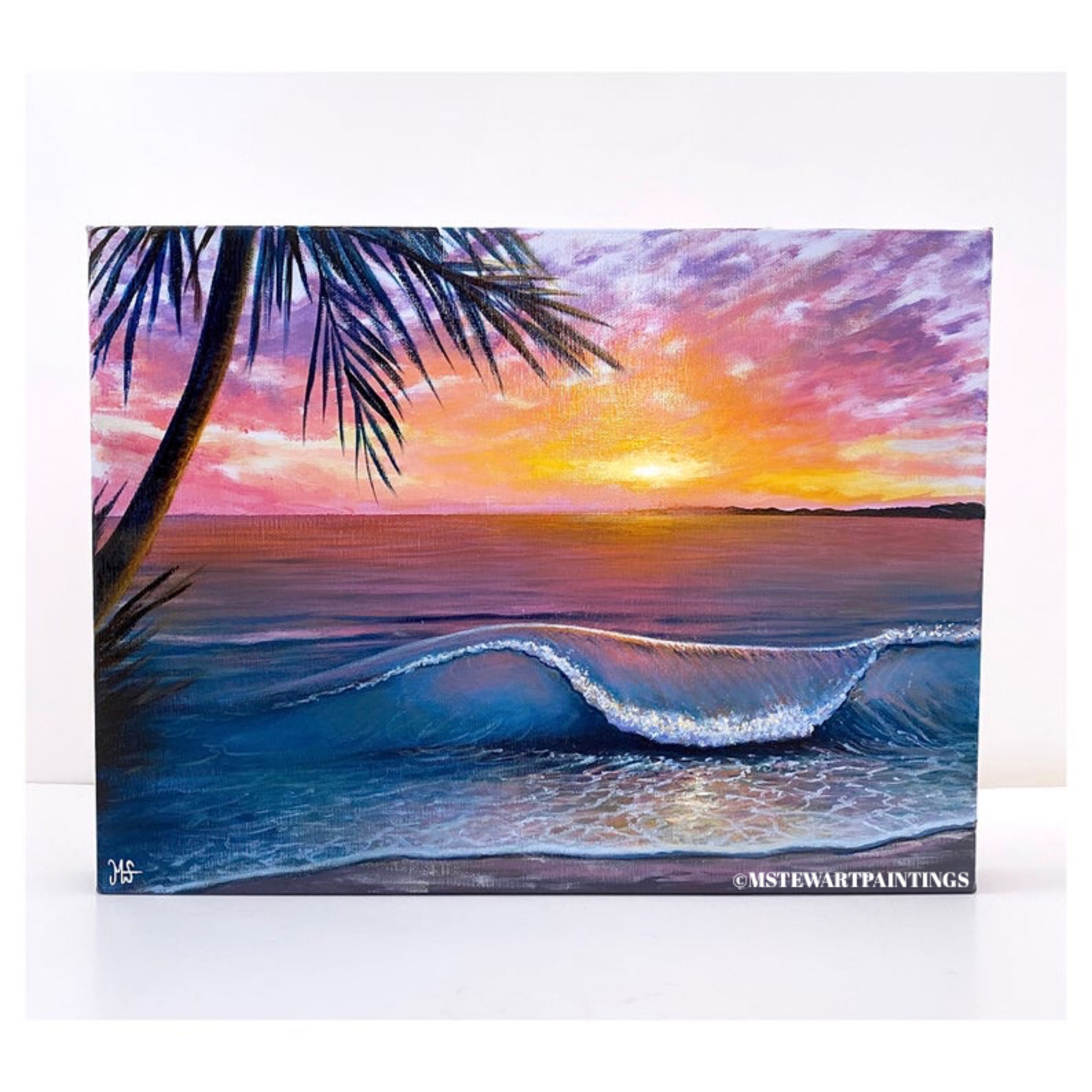 Simple Beach Scene Paintings