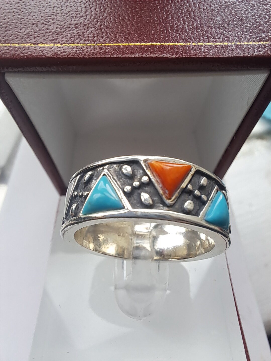 Vintage Carolyn Pollack Relios Band Ring - Etsy