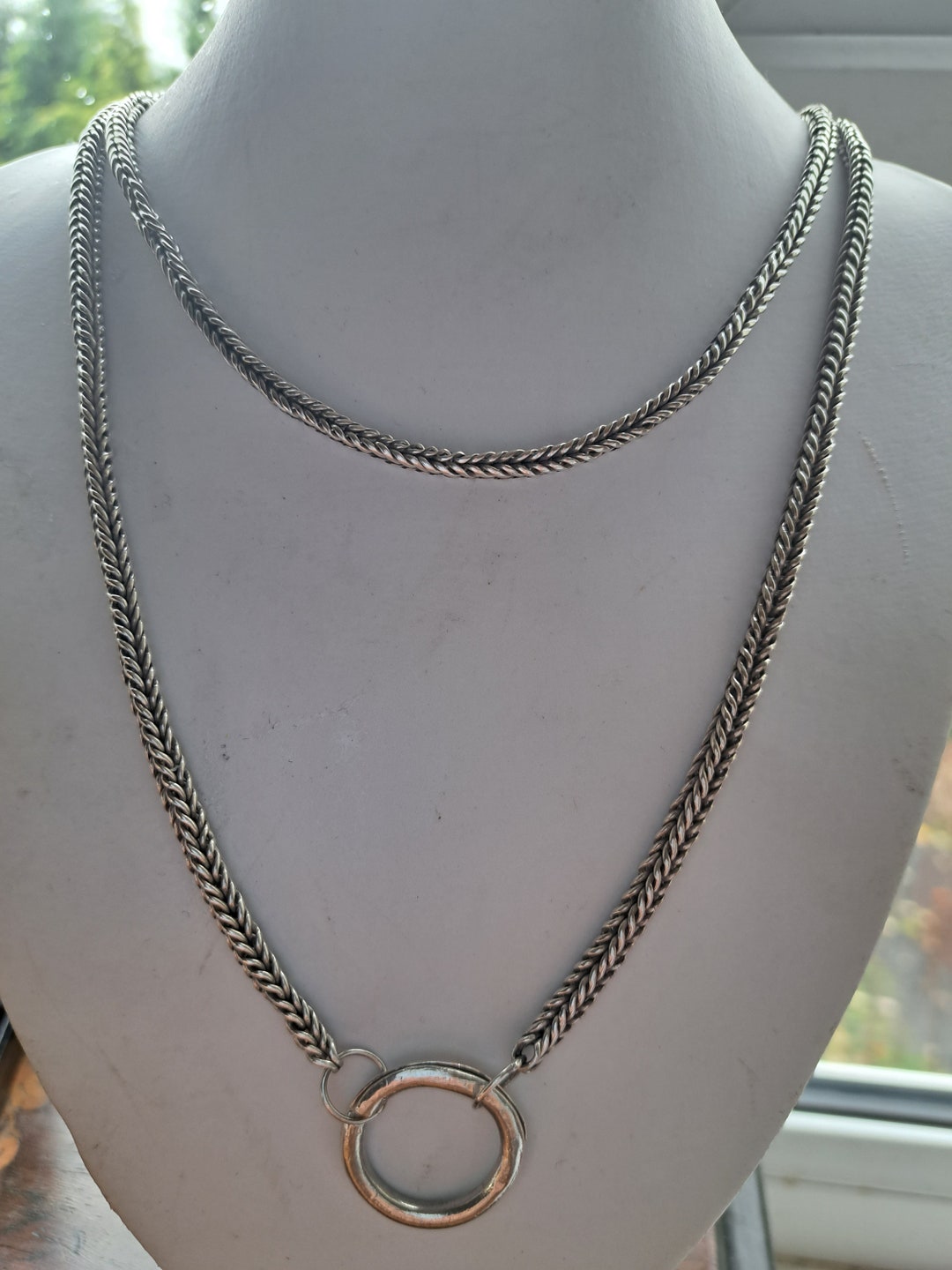 Antique Indian Silver Chain - Etsy