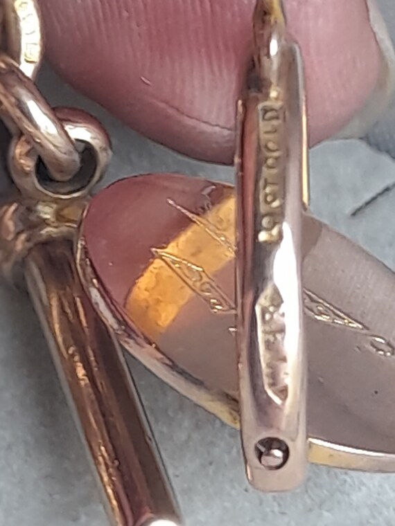 Antique Hallmarked 9ct Gold Graduated Watch Chain and… - Gem