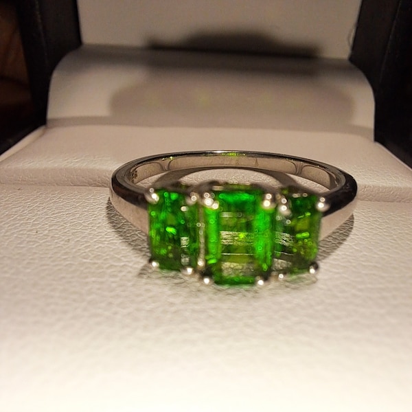 Chrome Diopside Ring - Etsy