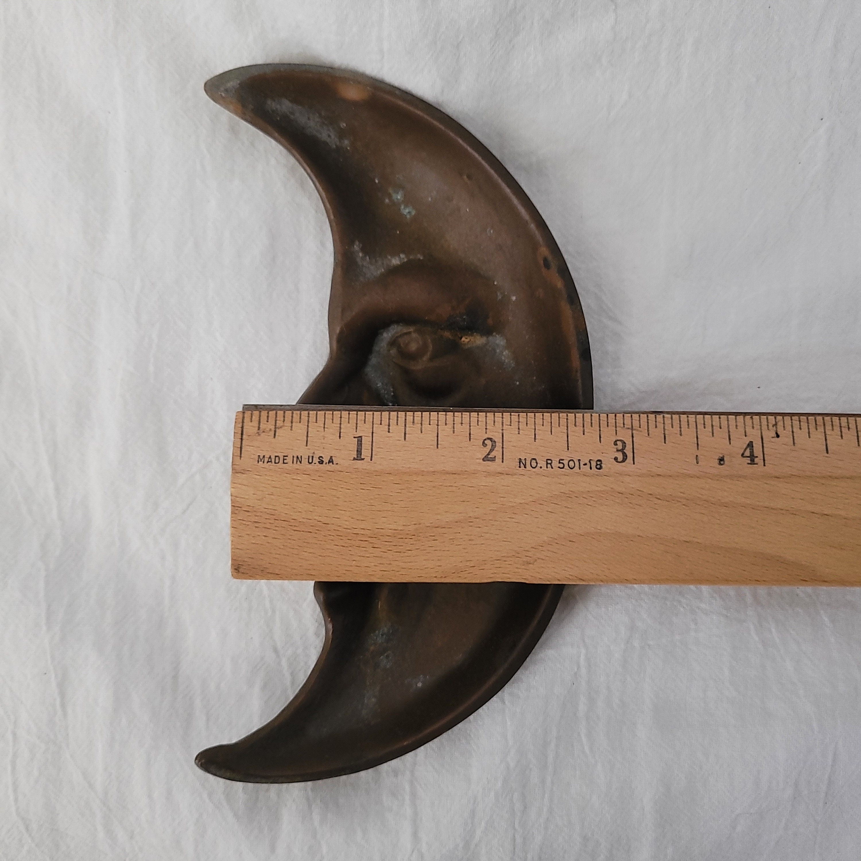 Brass Tray Celestial Man in the Moon Face Trinket Dish Art - Etsy