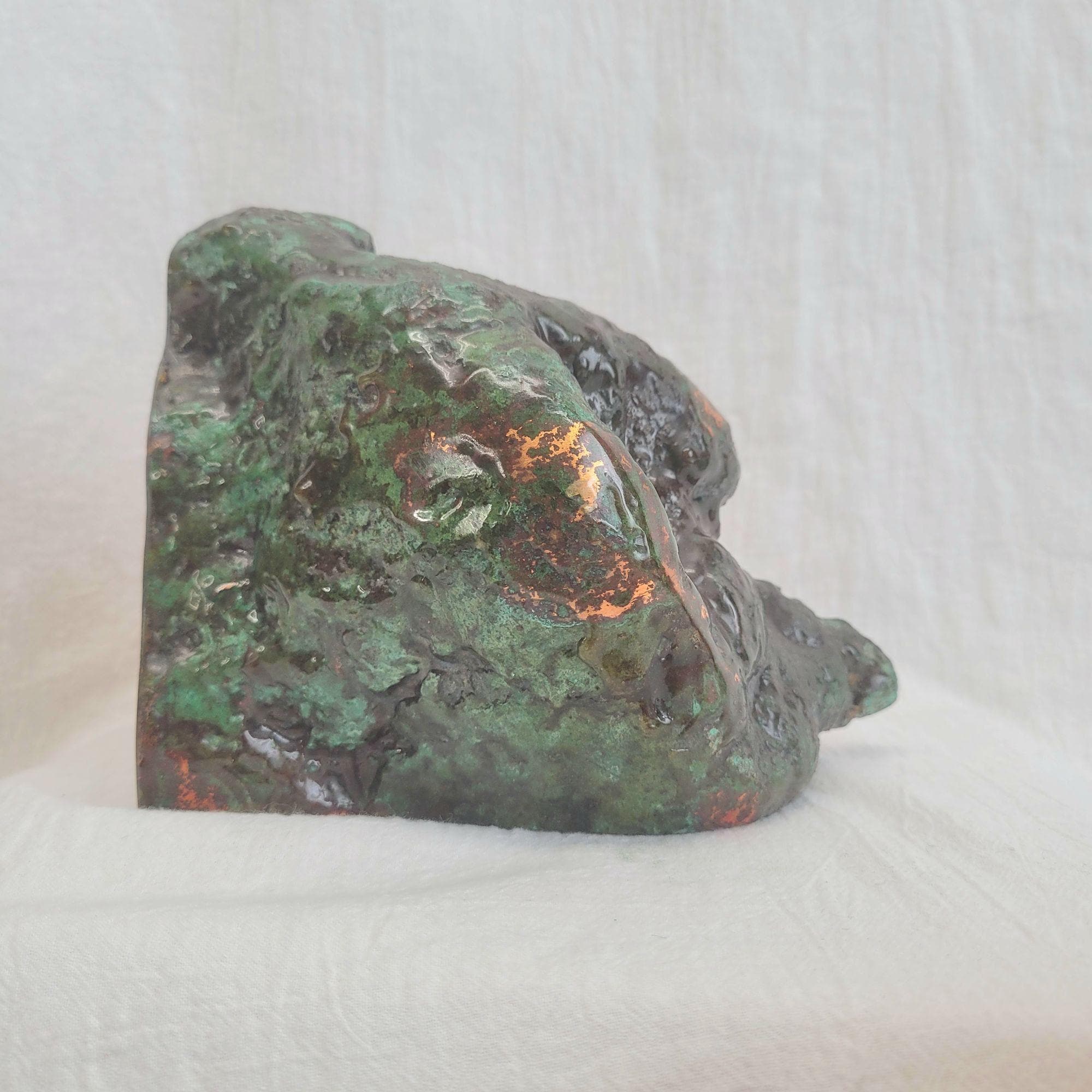 Solid Float Copper Bookends Monumental Specimen Polished and Lacquered ...
