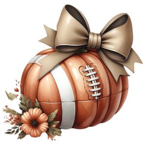 Plaid Bow Fall Pumpkin PNG, 15 Autumn Checkered Ribbon Decor, Rustic Harvest Plaid Pumpkin ...