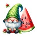 Watermelon Clipart, Melon Clip Art, 10 Gnome Fruit Clipart, Watermelon ...