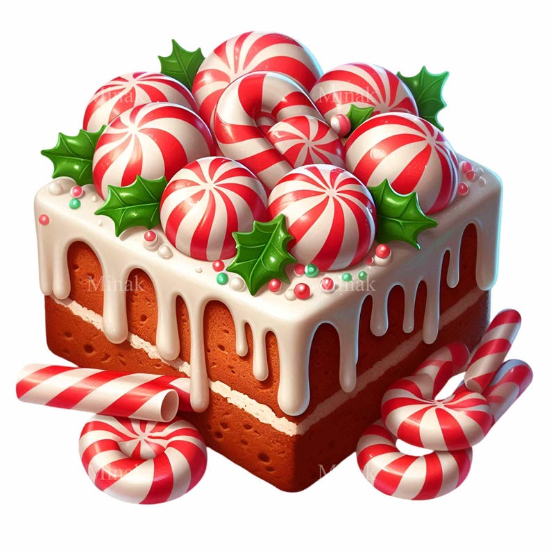 19 PNG Peppermint Sleigh Clipart – Candy Cane PNG Christmas Art ...