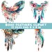 Feathers Clipart Bundles, 22 PNG Boho Watercolor Beaded Plumes Garland ...