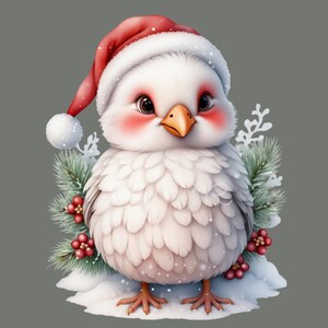 Red Bird Clipart Bundle PNG, 25 Watercolor Winter Cardinal Clip Art ...