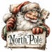 10 PNG Retro Explorer Santa – Vintage Christmas PNG Clipart – Rustic ...