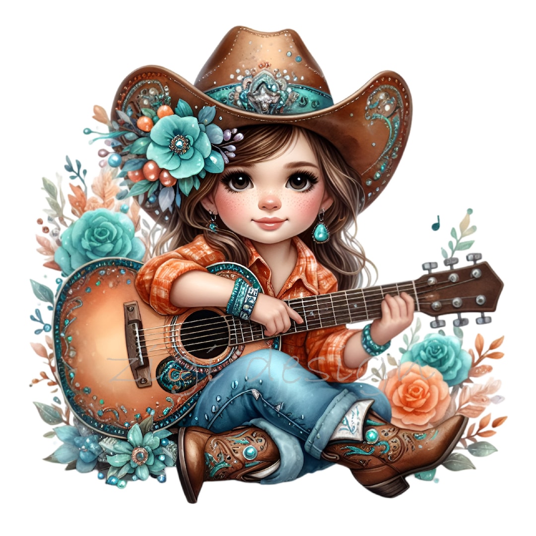 Country Music Png, Cowgirl Clip Art, 15 PNG Country Music Shirt ...