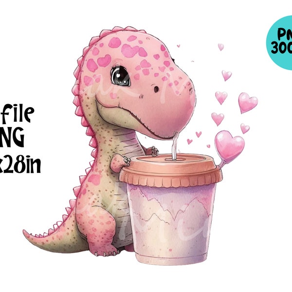 Dinosaur Valentine Clipart - Etsy