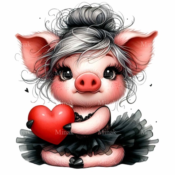 Fondos De Pantalla De Cerditos Con Tutú Para Bebés Ilustración De