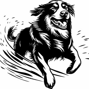 4 SVG Running Dog Splash SVG – Happy Pet Cut File – Energetic Pup ...